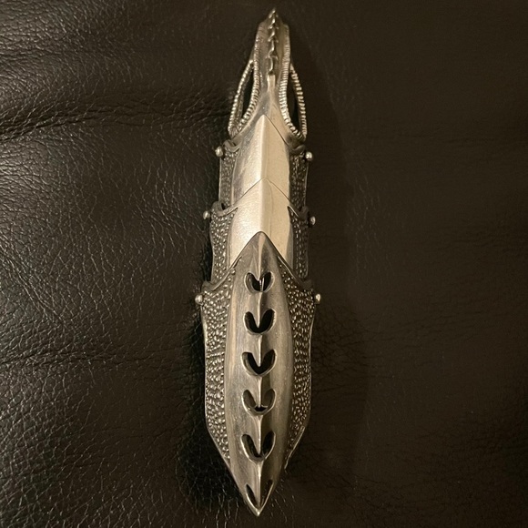 Accessories | 925 Sterling Silver Medieval Style Finger Armor Ring ...